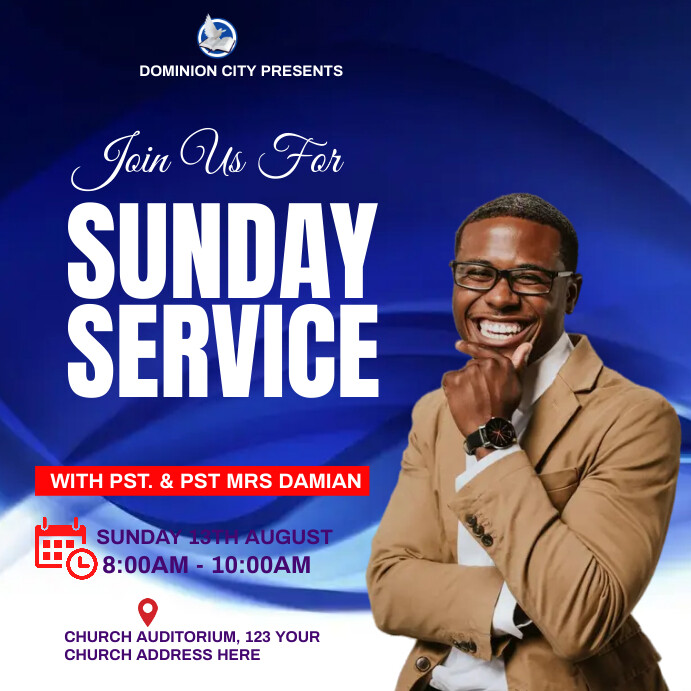 Modèle Church | PosterMyWall