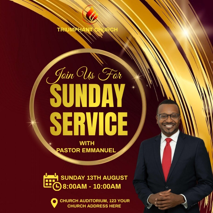 Church Template | PosterMyWall