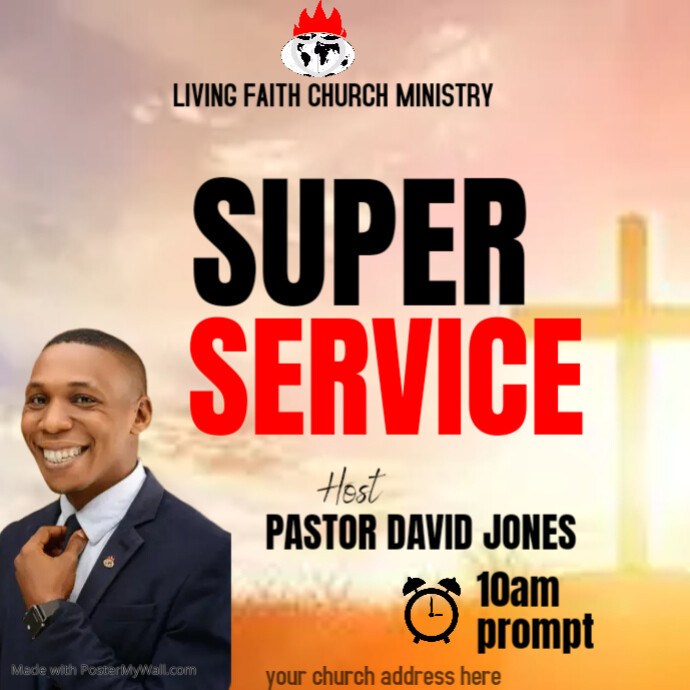 Modèle Church | PosterMyWall