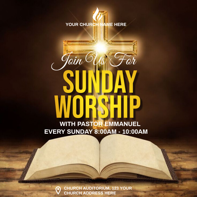 Church Template | PosterMyWall