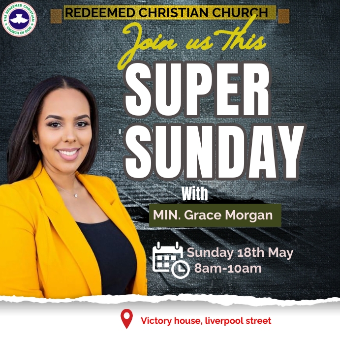 Modèle Church | PosterMyWall