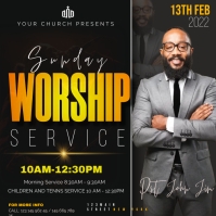 CHURCH AD ADVERTISEMENT ADVERT TEMPLATE | PosterMyWall