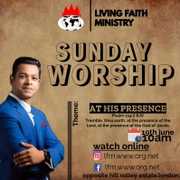 church Instagram post template | PosterMyWall