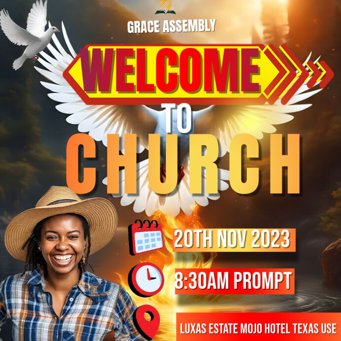 Church design template | PosterMyWall