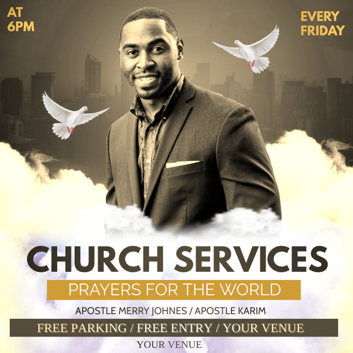 church Template | PosterMyWall