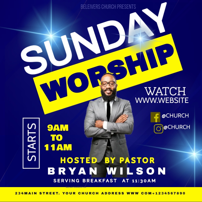 CHURCH Template | PosterMyWall