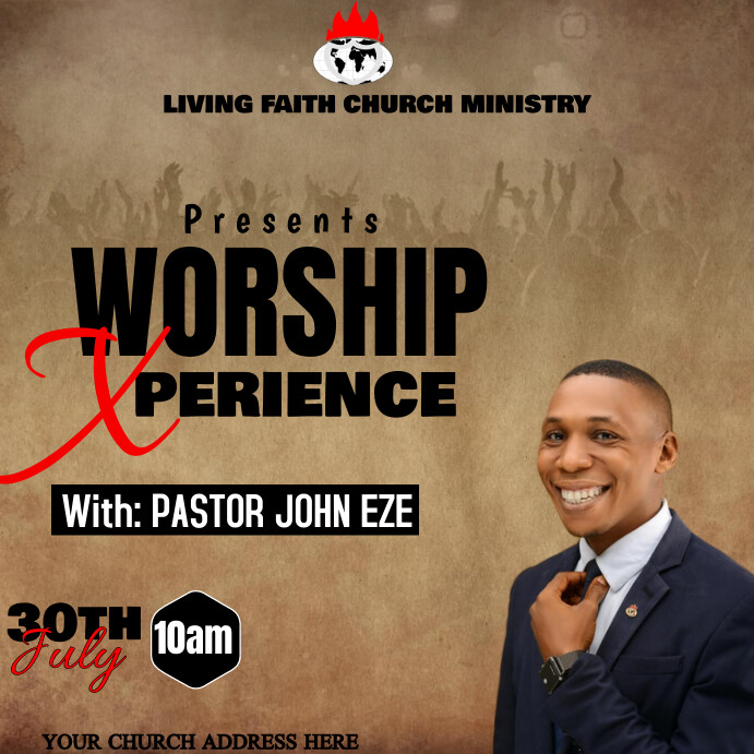 Modèle Church | PosterMyWall