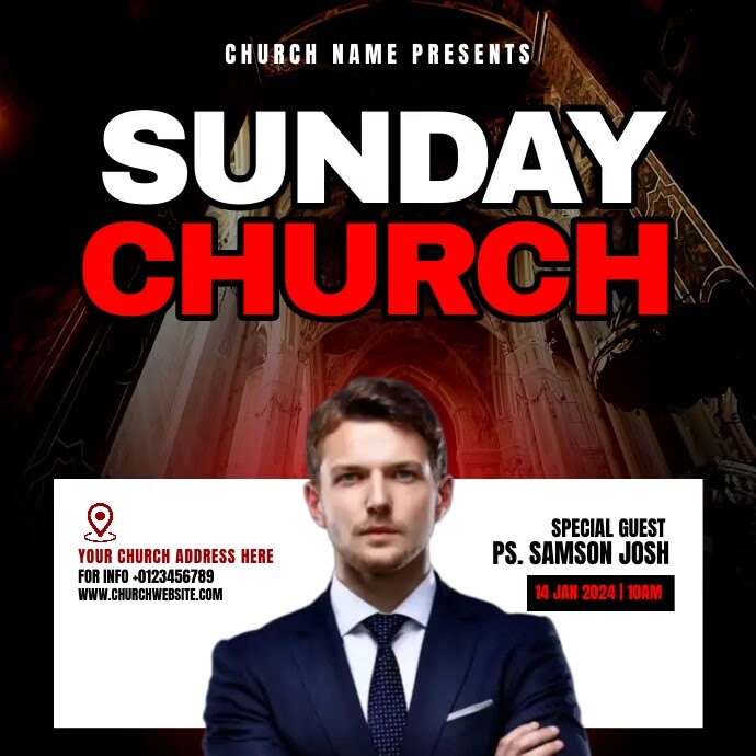 CHURCH Template | PosterMyWall