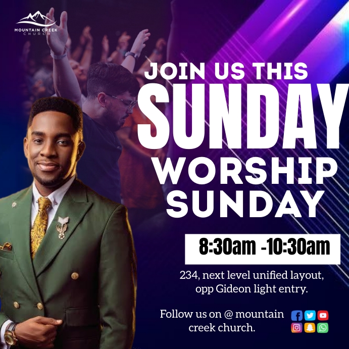 CHURCH Template | PosterMyWall