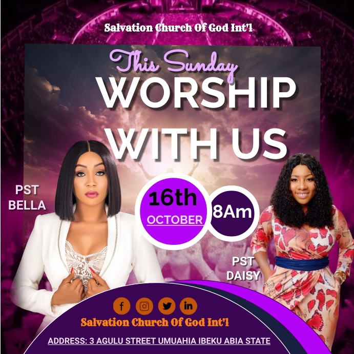 church Template | PosterMyWall