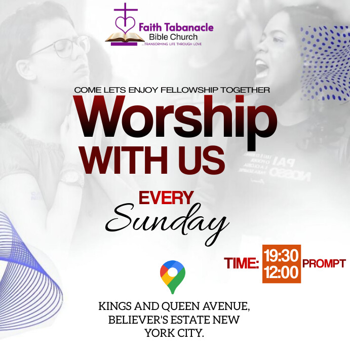 Modèle Church | PosterMyWall