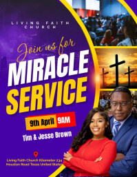 Spring Church Revival Event Flyer Template | PosterMyWall