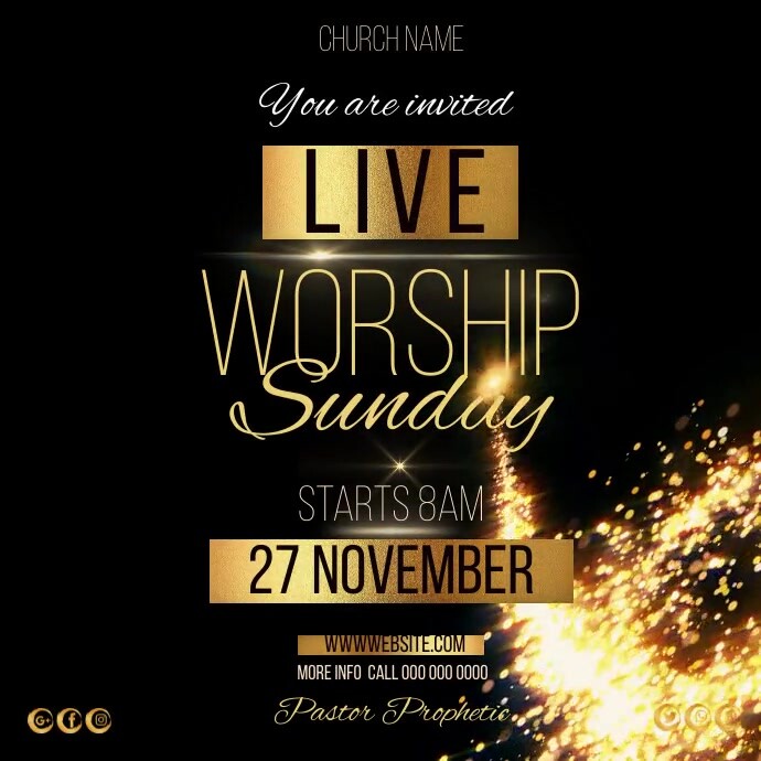 CHURCH DIGITAL DESIGN TEMPLATE | PosterMyWall