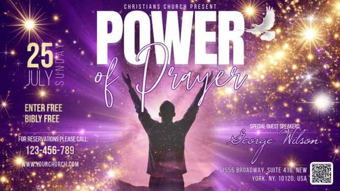 Church Digital Display Video Template | PosterMyWall