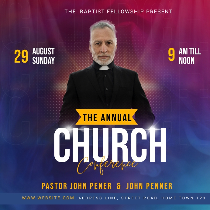 church digital instragum post Template | PosterMyWall