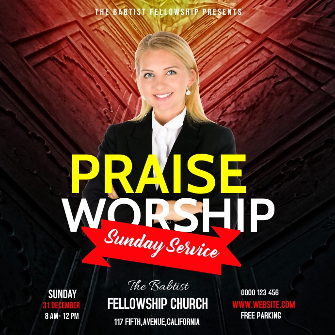 church digital instragum post Template | PosterMyWall