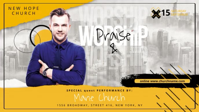 Church Display Template | PosterMyWall