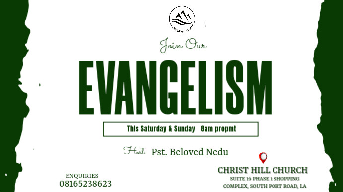 Copy of Church Evangelism | PosterMyWall