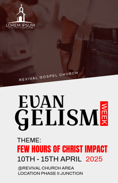 Copy of church evangelism flyer template | PosterMyWall