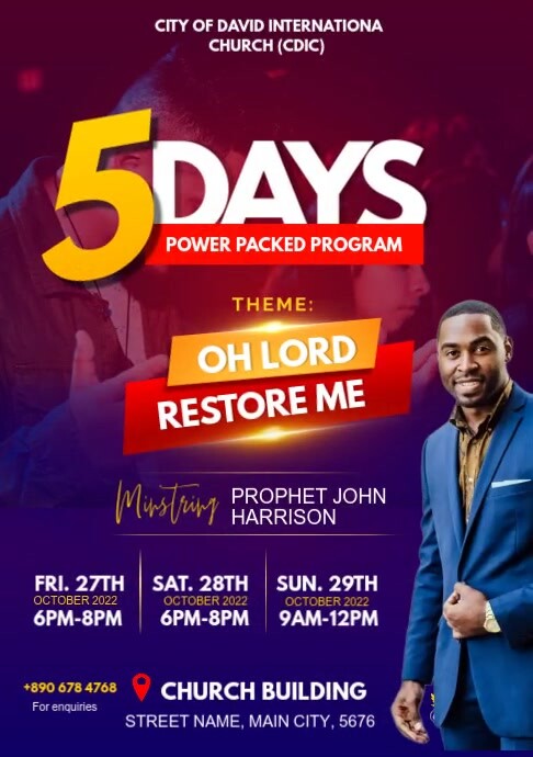 Church event (1) Template | PosterMyWall