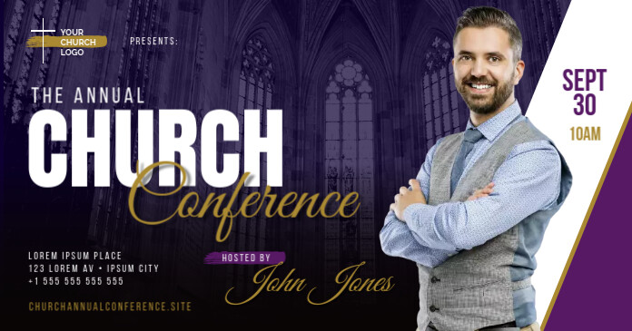 CHURCH EVENT BANNER Template | PosterMyWall