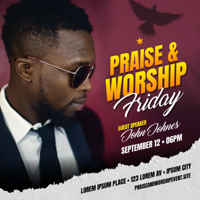 CHURCH EVENT BANNER Template | PosterMyWall