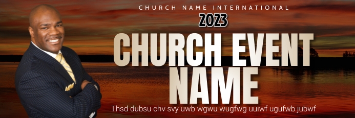 Copy of Church event banner template | PosterMyWall