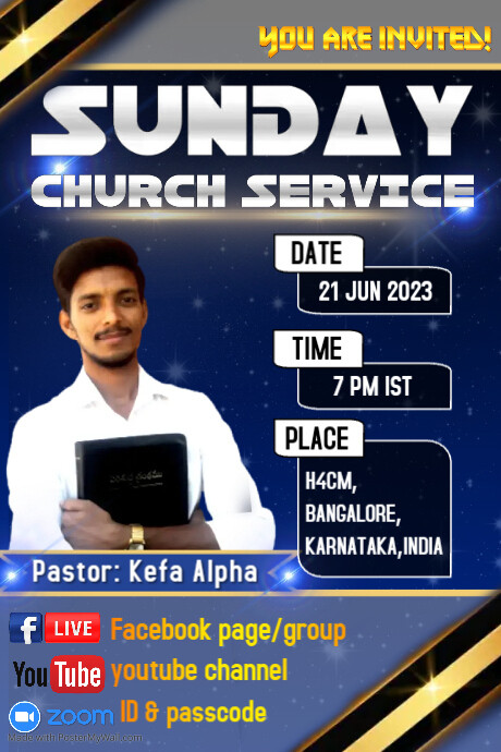 Church Event Christian Template | PosterMyWall