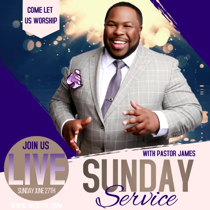 church event day template | PosterMyWall