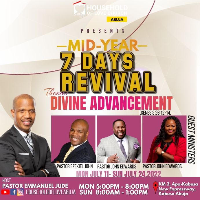 CHURCH EVENT DESIGN FLYER TEMPLATE | PosterMyWall