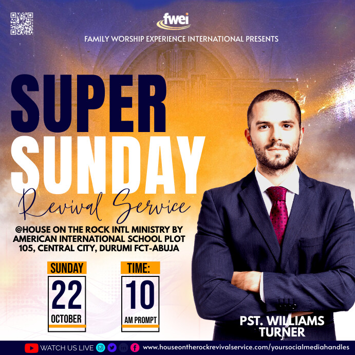 Church event design template | PosterMyWall