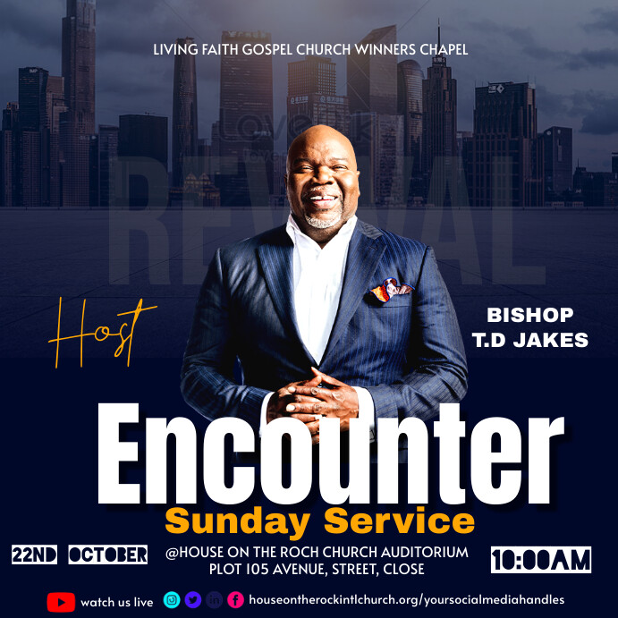 Copy of Church event design template | PosterMyWall