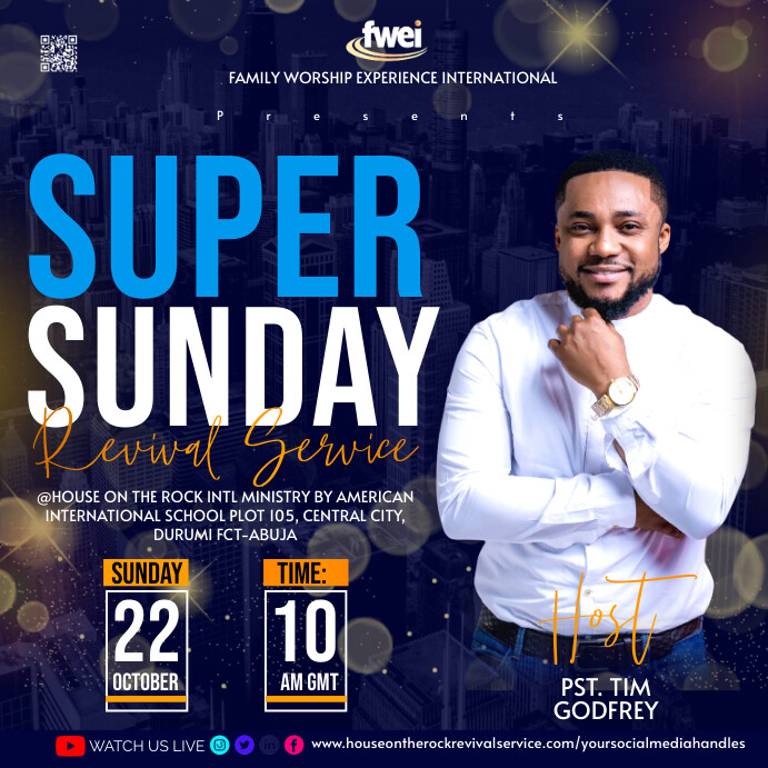 Church event design template | PosterMyWall