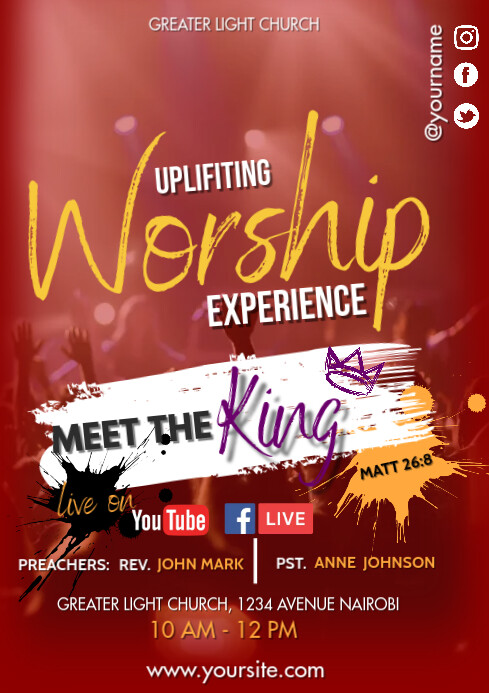 Church Event Template | PosterMyWall