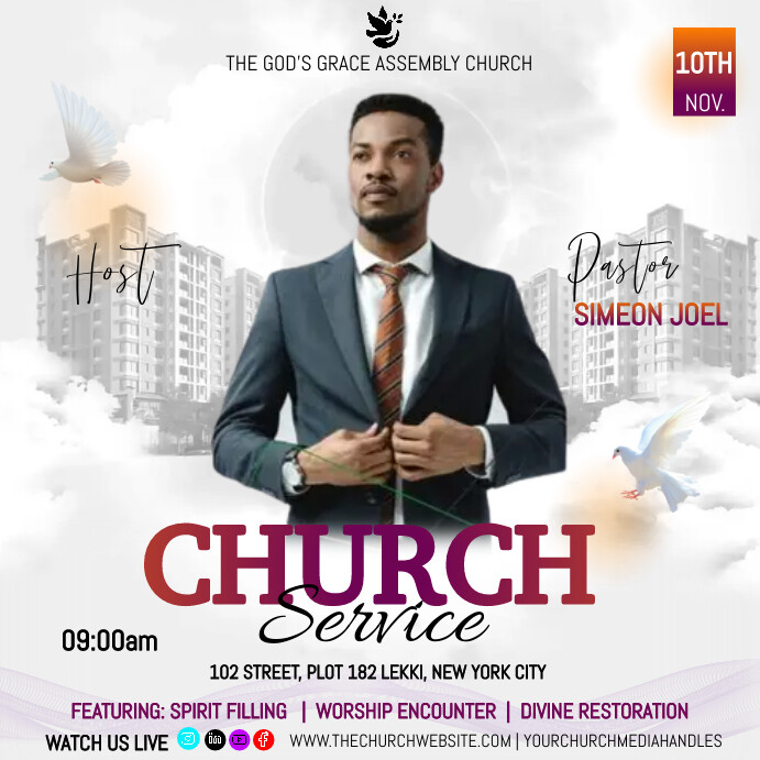 Church event Template | PosterMyWall
