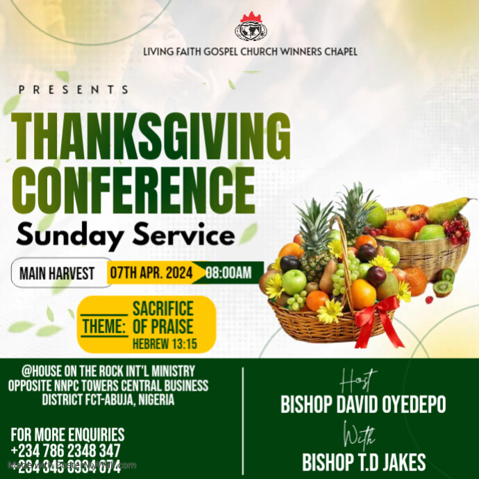 Church event design template | PosterMyWall