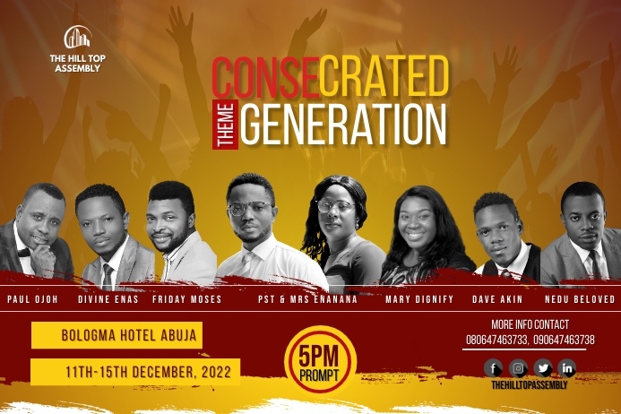 church event Template | PosterMyWall