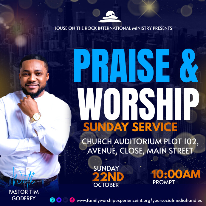 Church event design template | PosterMyWall