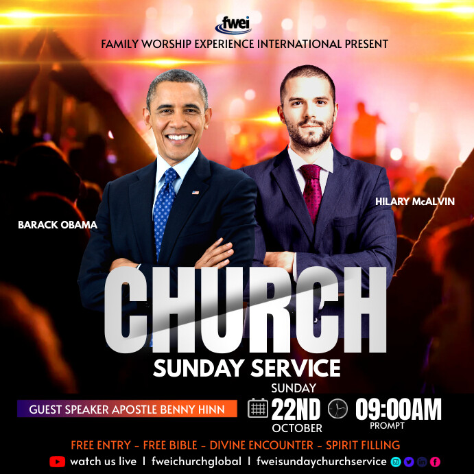 Church event design template | PosterMyWall