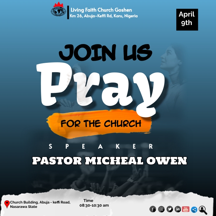 Acara Gereja Templat | PosterMyWall