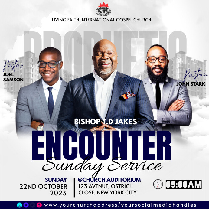 Church event design template | PosterMyWall