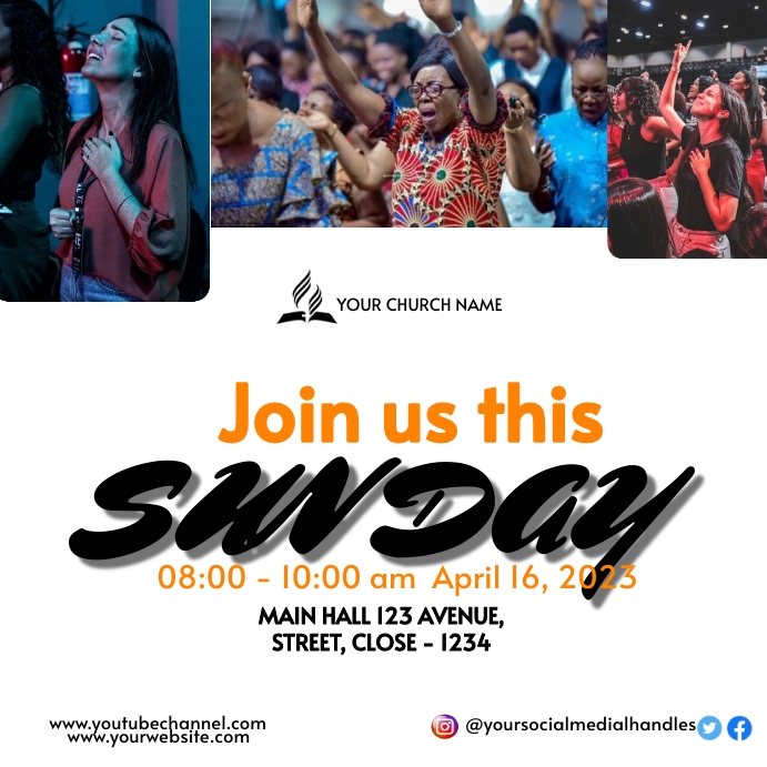 Church Event Template | PosterMyWall