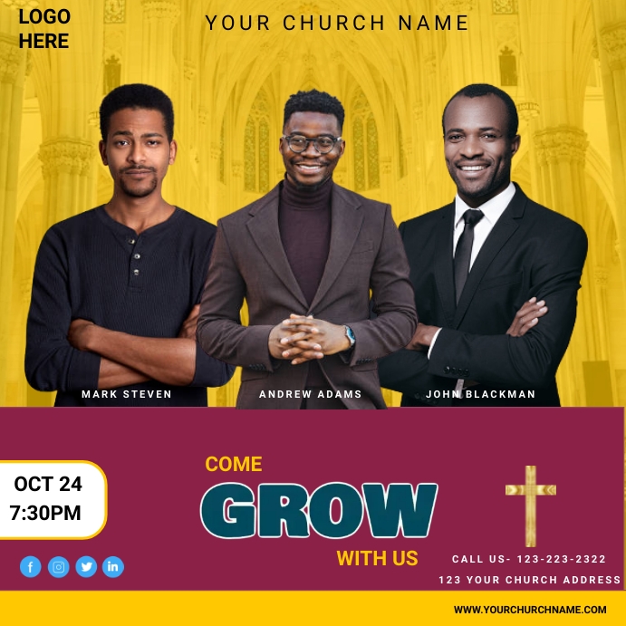 CHURCH EVENT Template | PosterMyWall