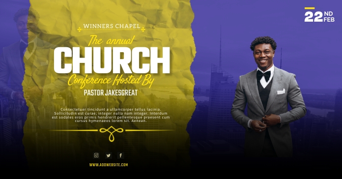 CHURCH EVENT Template | PosterMyWall