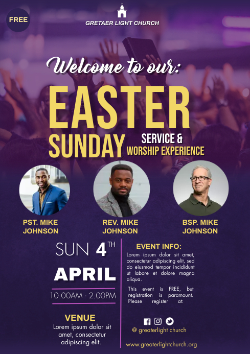 Church Event Template | PosterMyWall