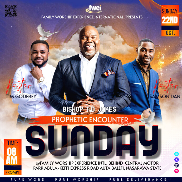 Church event design template | PosterMyWall