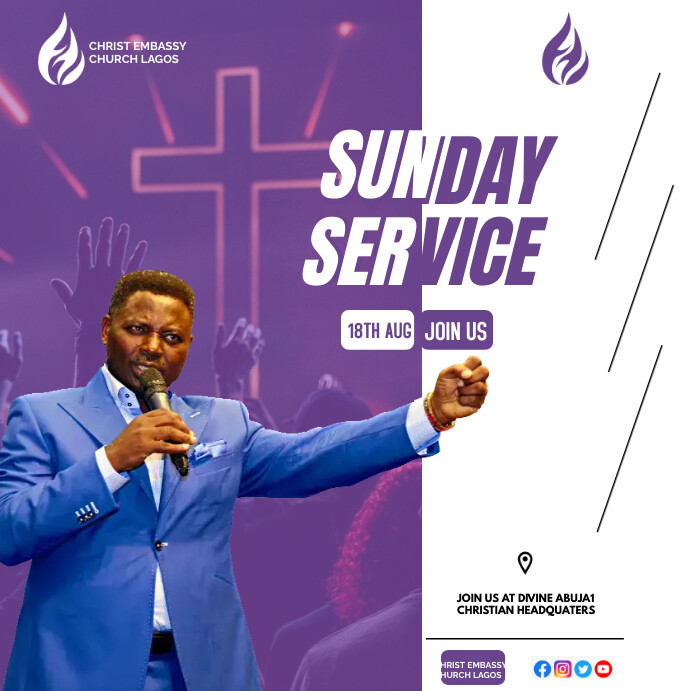 church event flyer (1) Template | PosterMyWall