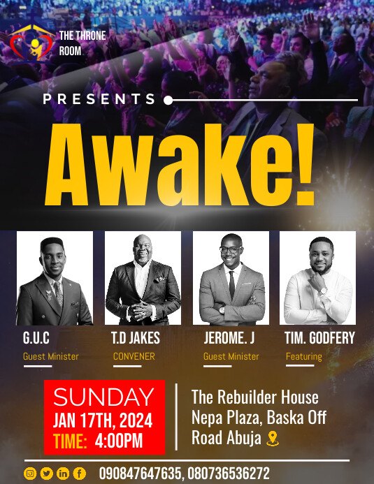 church event flyer (2) Template | PosterMyWall