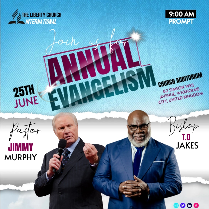 Copy of Church Event flyer | PosterMyWall