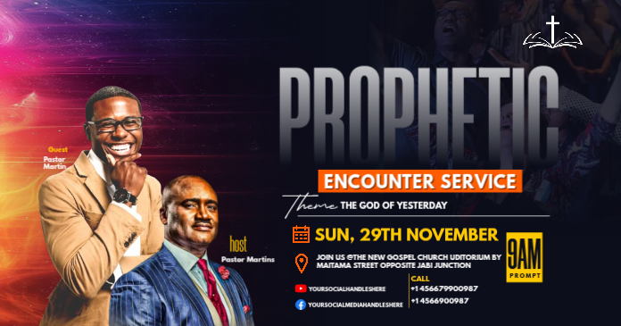 church event flyer Template | PosterMyWall